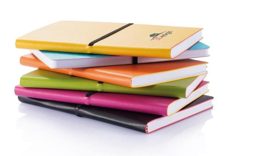 Carnets personnalisés avec un logo ou un grand visuel